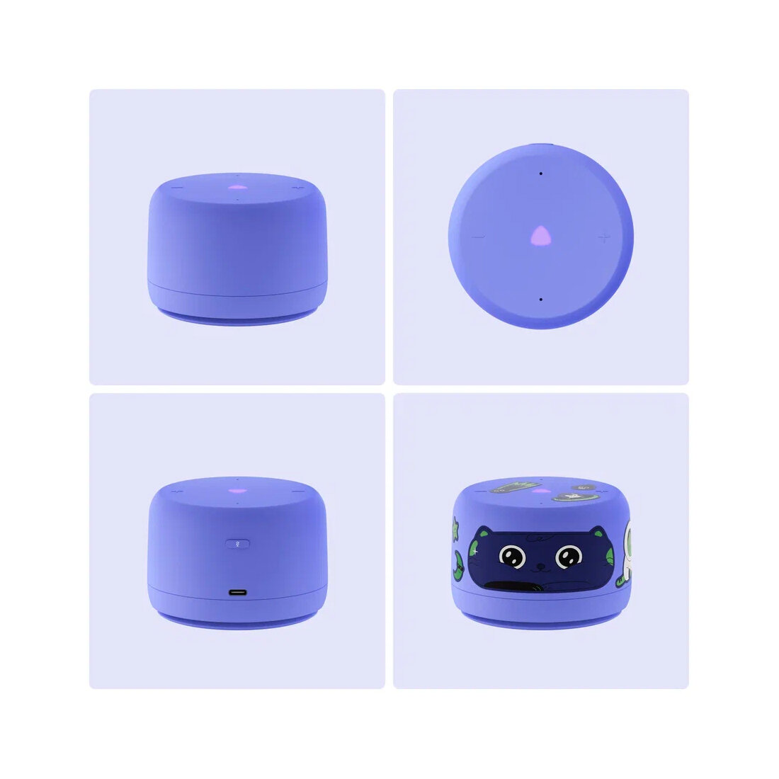 Яндекс Станция Лайт 2 с Алисой без часов, 6Вт, Фиолетовый YNDX-00028VIO