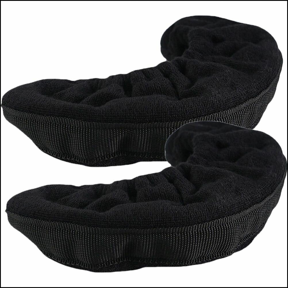 Защитные чехлы из оксфордской ткани с ворсом для роликовых и ледовых коньков, пара черных