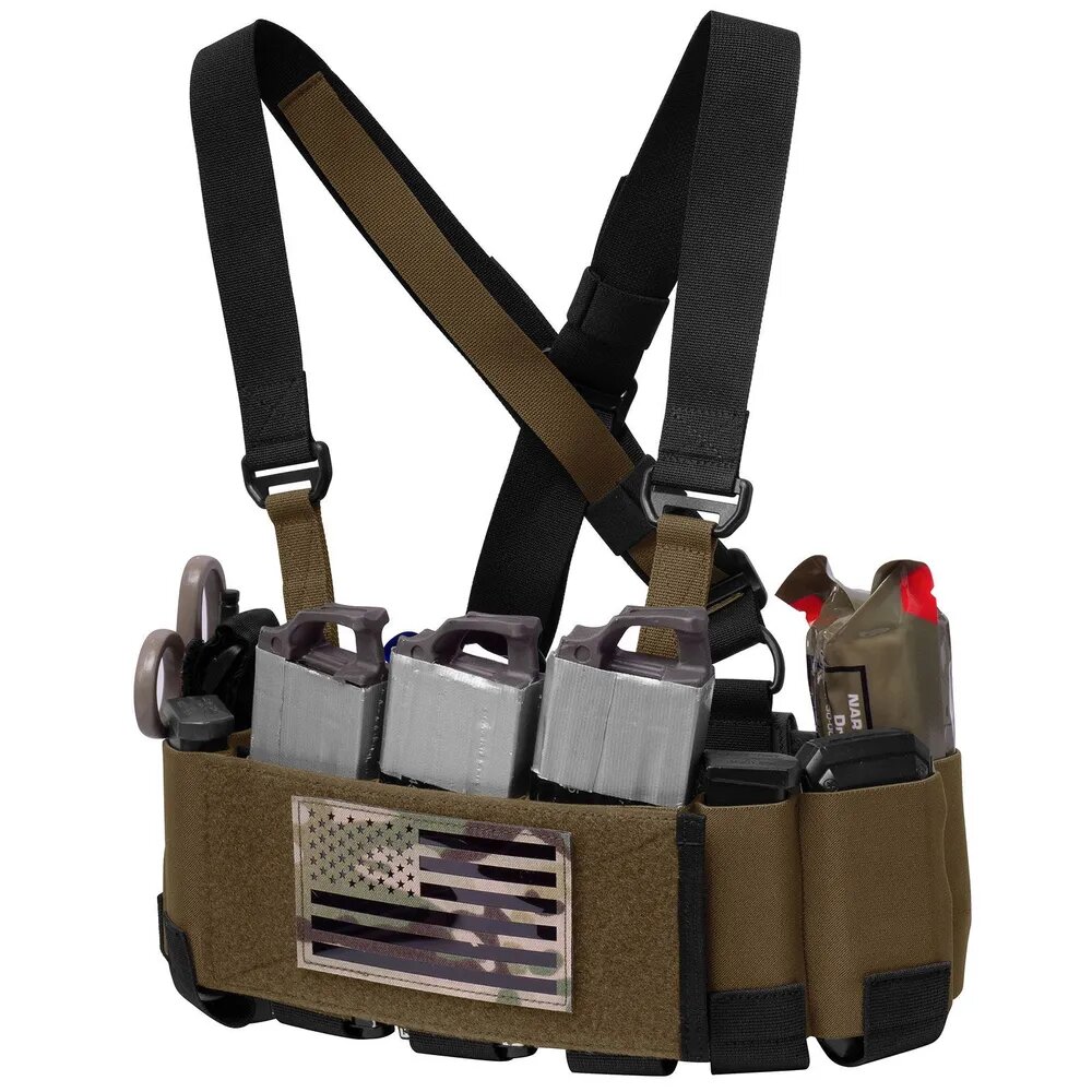 Krydex Gear Сумка тактическая, Коричневый, Нейлон, Высота 23 см, Ширина 8 см, Глубина 15 см