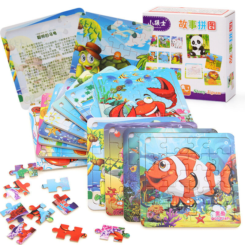 Деревянная детская головоломка, образовательные строительные блоки для детей 2-3-6 лет, для 4-летних девочек и мальчиков, раннее развитие мозга в детском саду