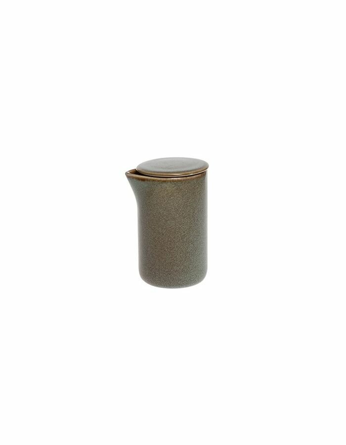 Молочник с крышкой Corone collezione d arte, фарфоровый, 100 мл