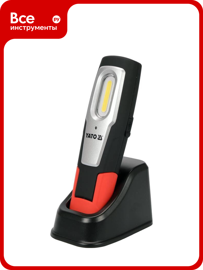 Фонарь аккумуляторный YATO LED 08558, 600lm. YT-08558 382708558 092 1