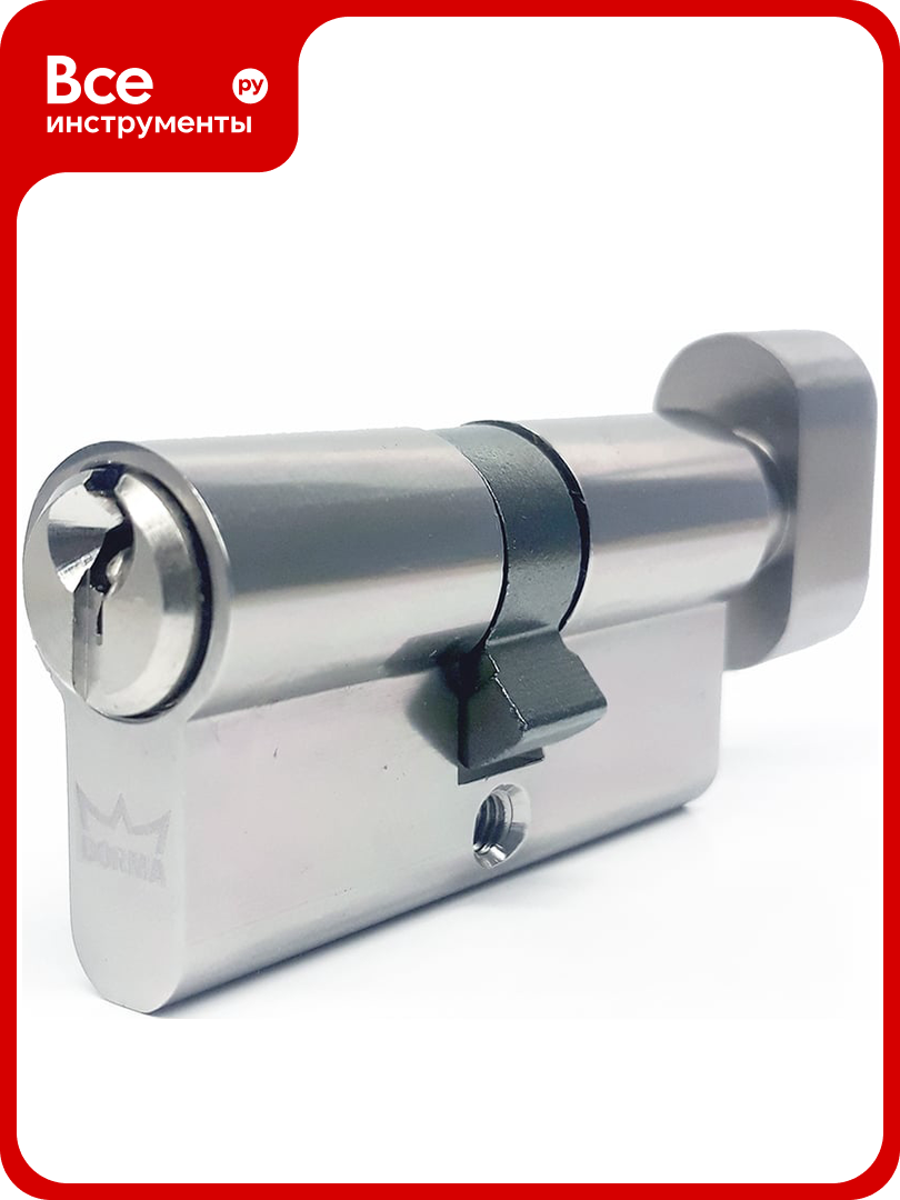 Евроцилиндр Dormakaba с вертушкой CBF-1 90 (45x45В) никель 7039000000029