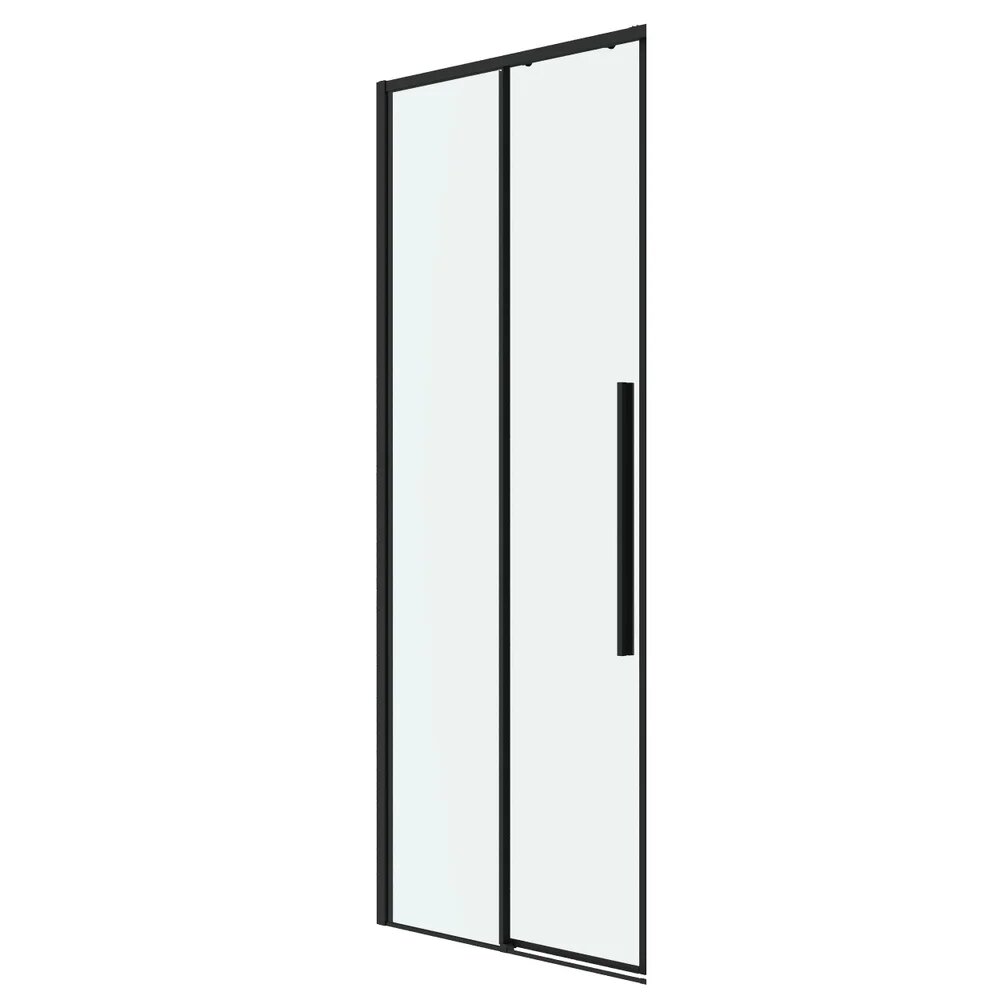 Душевая дверь в нишу Grossman Galaxy 1/2. K33.01.90.21.00 90 см, профиль матовый черный, стекло прозрачное