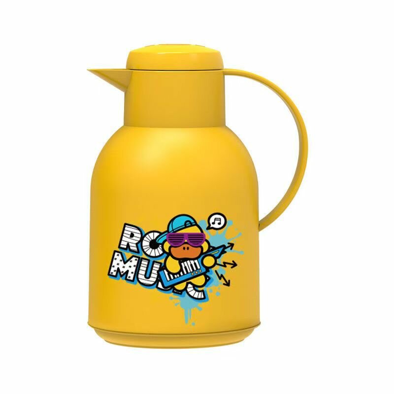 Домашняя грелка для воды, офисная, автомобильная, портативная, маленькая грелка, стеклянная внутренняя оболочка, изолированная кружка, мультяшная кружка, чайная бутылка
