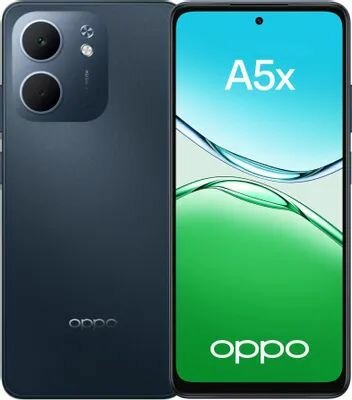 6,67" Смартфон OPPO A5x 4/128 ГБ (6932169371001) 2025, синий - 8 x 2,1 Ггц, 4 ГБ, 2 SIM, IPS, 1604x720, 32 Мп, 4G (LTE), 6000 мАч
