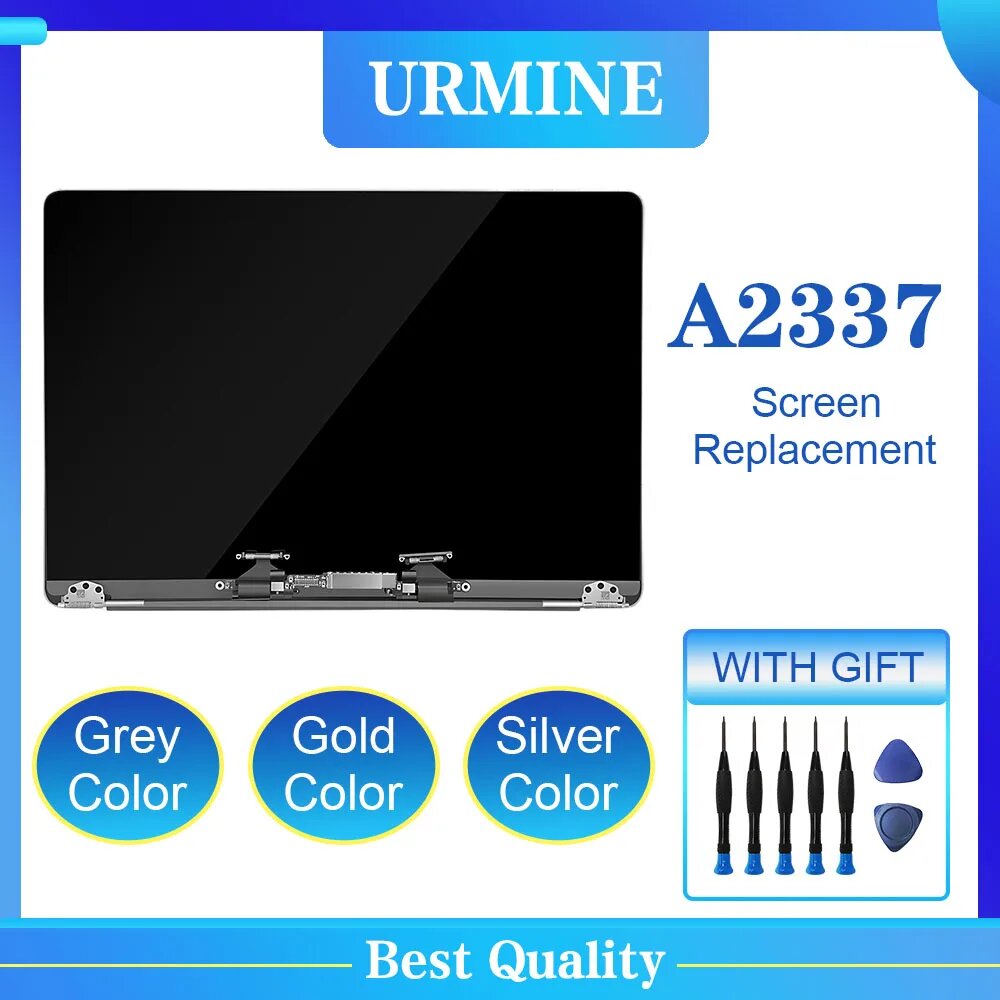 URMINE Запчасть ЖК-дисплей для Macbook Air A2337 13.3" ONLY LCD GLASS