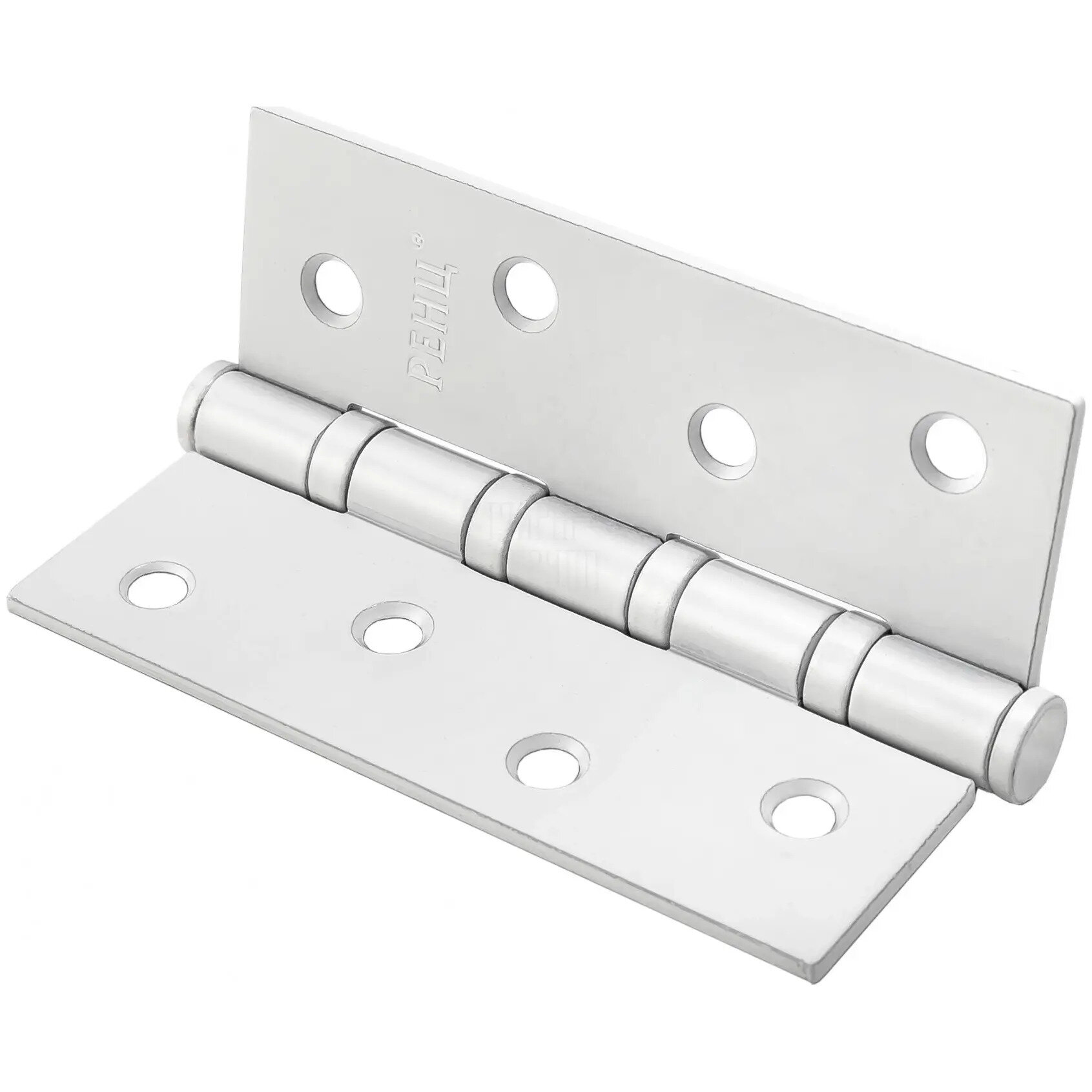 Петля стальная Renz (Ренц) 100x75x25 4 подшипника б/колп. IN100-4BB FH супер белый