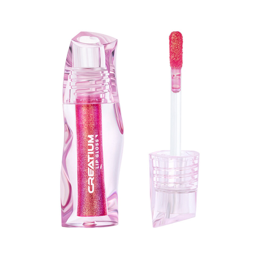 Блеск для губ INFLUENCE BEAUTY CREATIUM с шиммером тон 01 Plasma pink