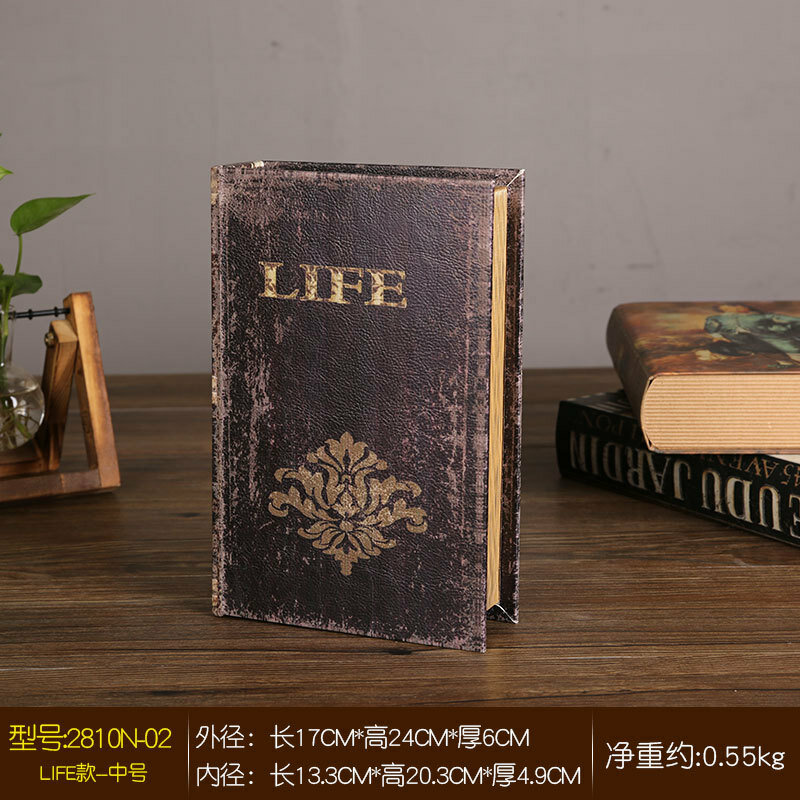 Имитация книги, модель книги для декора в кабинете, офисе, книжной полке, винтажная декоративная книга, реквизит для фотографии, ремесленная демонстрация