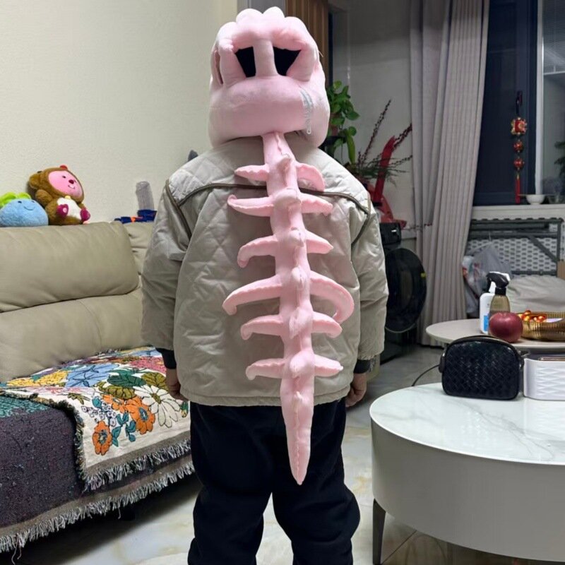 Луханн, головной убор в виде скелета динозавра, экзоскелет, шляпа для куклы, костюм на Хэллоуин, подарок на день рождения для мальчиков и девочек