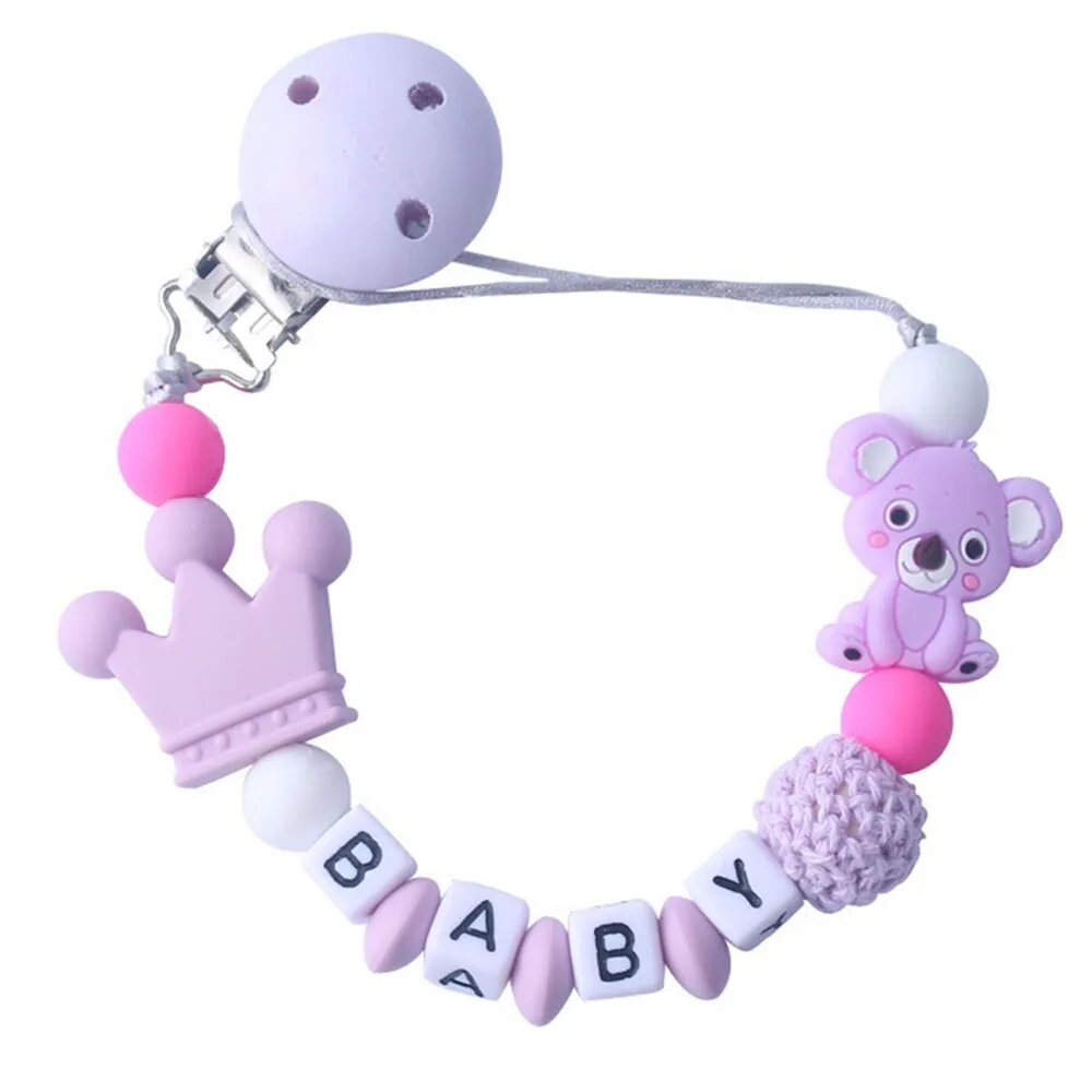 Детская силиконовая цепочка для соски