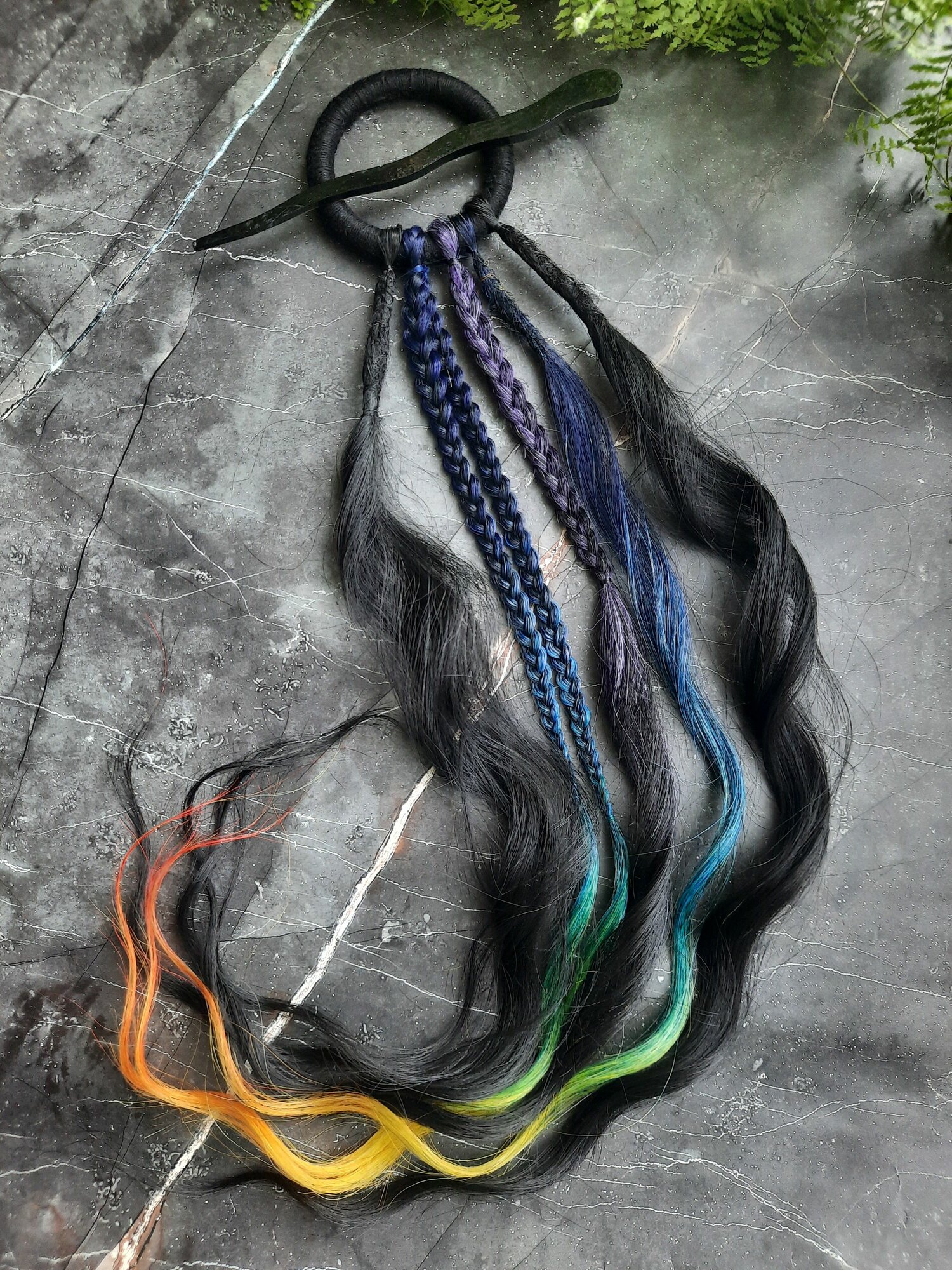 Заколка для кос и дредов (фибула), 1 шт.