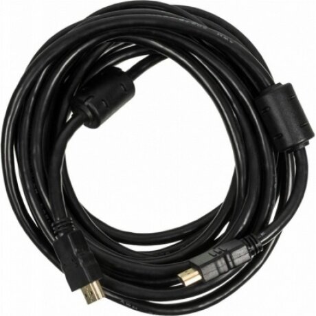 Кабель соединительный аудио-видео Ningbo HDMI-5M-MG HDMI (m)-HDMI (m) 5м ферриткольца контакты позолото черный (HDMI-5M-MG(VER14)BL)