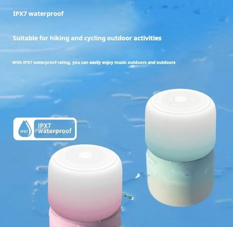 Портативная беспроводная Bluetooth-колонка EK Beatz BT2602 водонепроницаемая, мини-сабвуфер