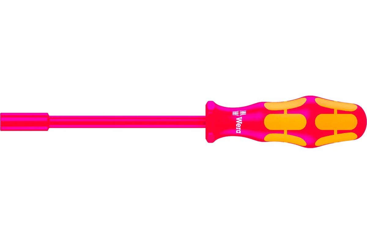 Отвёртка диэлектрическая WERA торцевая, 7 x 125 мм, с внутренним шестигранником 190 i VDE