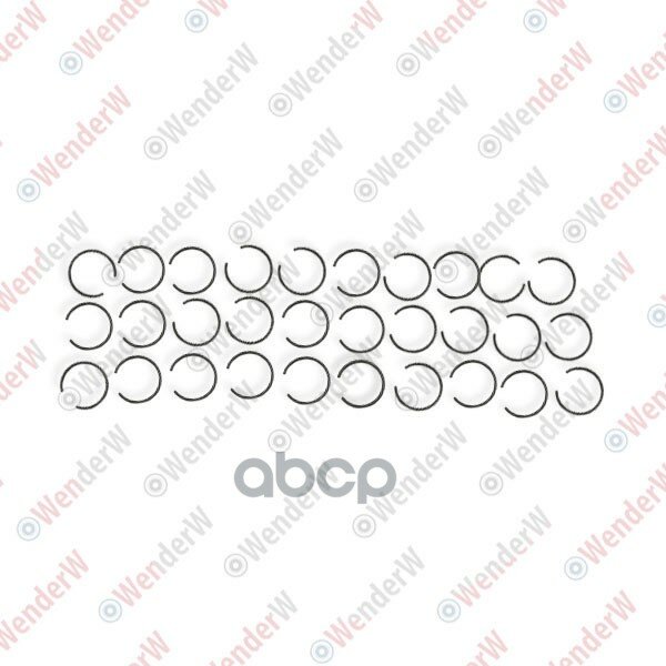 Кольцо стопорное MAZDA 6 (02-05) (комплект 30 шт) WenderW арт. WE11K30