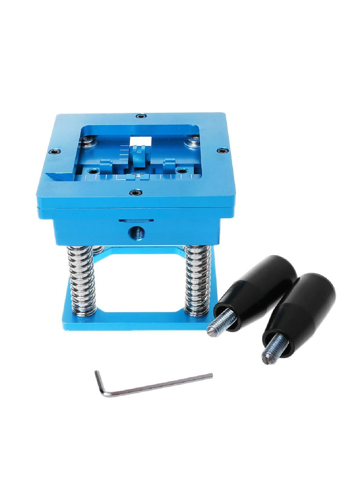 Стол для посадки бисера BGA синего цвета 90*90 с ручкой