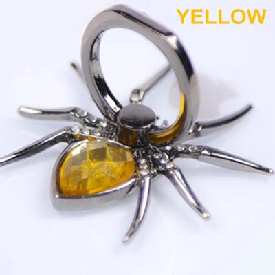 Кольцо-держатель паук Yellow