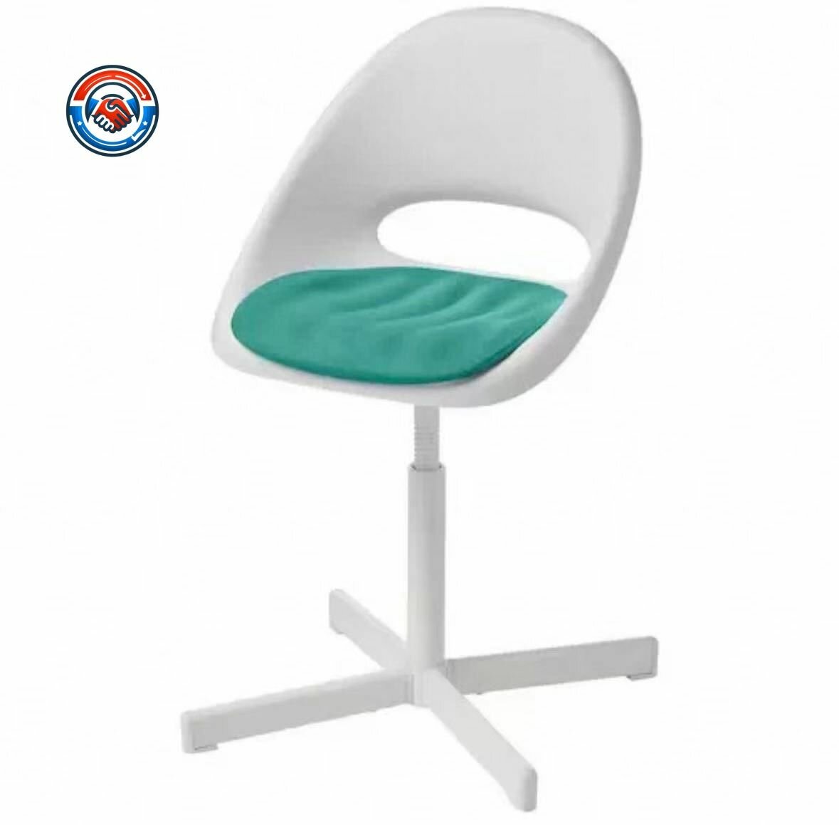 Икеа регулируемое по высоте детское кресло, поворотное рабочее кресло для детей 712 лет, удобное сиденье для учебы, творчества и домашних заданий