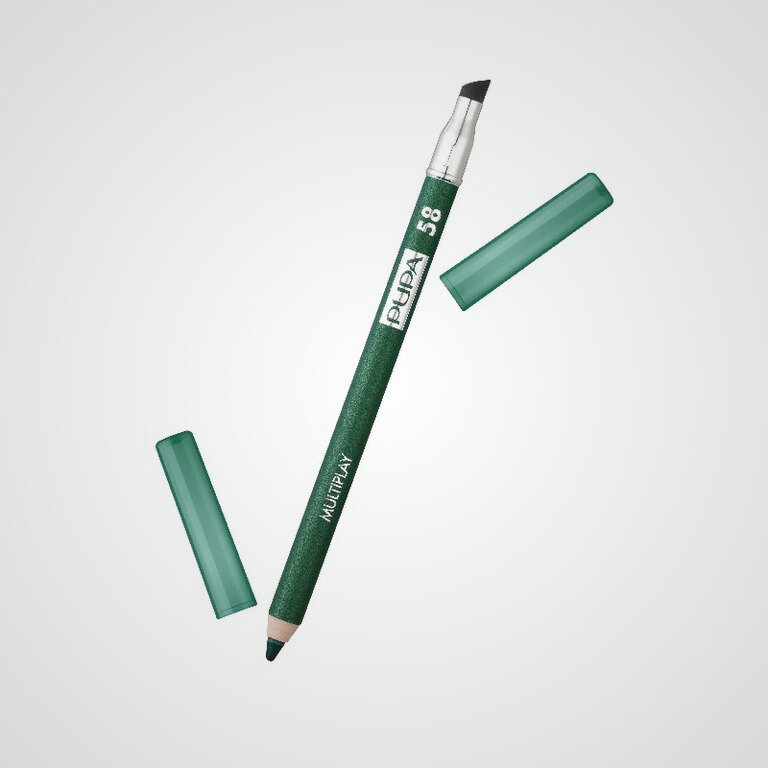 Карандаш для век с аппликатором тон 58 Пластичный зеленый PUPA MILANO Multiplay Eye Pencil 58 Карандаш 1 гр