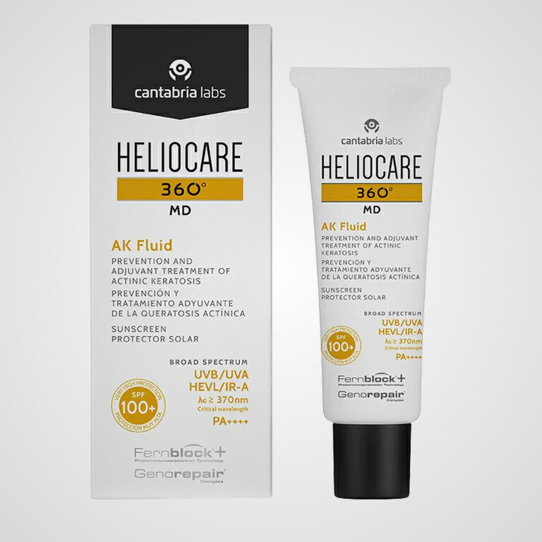 Флюид АК с тотальной защитой SPF 100+ 50 мл HELIOCARE 360 MD AK Fluid Sunscreen 100+ Флюид 50 мл