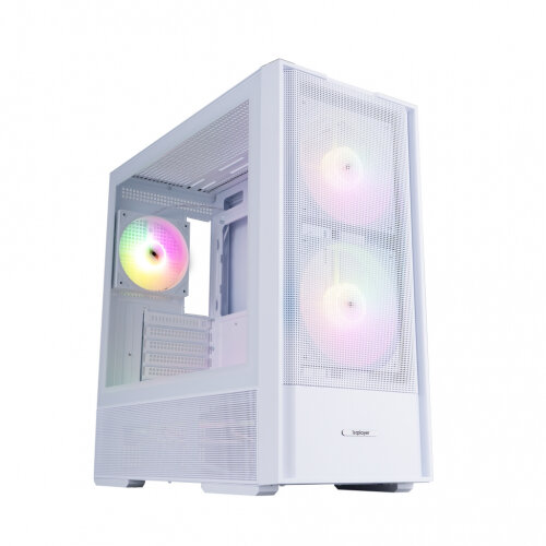 Корпус 1STPLAYER AU7 ARGB, белый (AU7-WH-2FA7-14-W-2FA7R-W-1FA7-W)