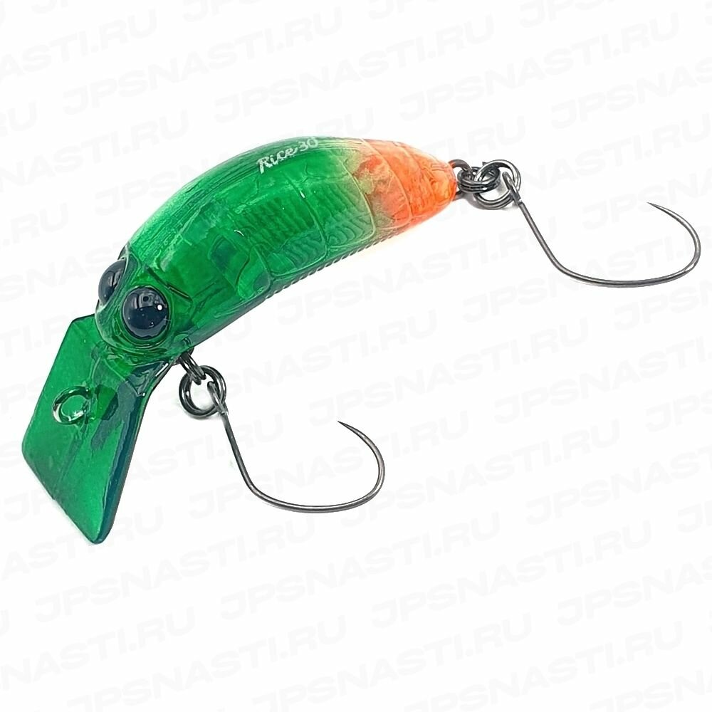Японский воблер на форель Nories Rice 30, 1.8 гр, 348 / Форелевые приманки для рыбалки