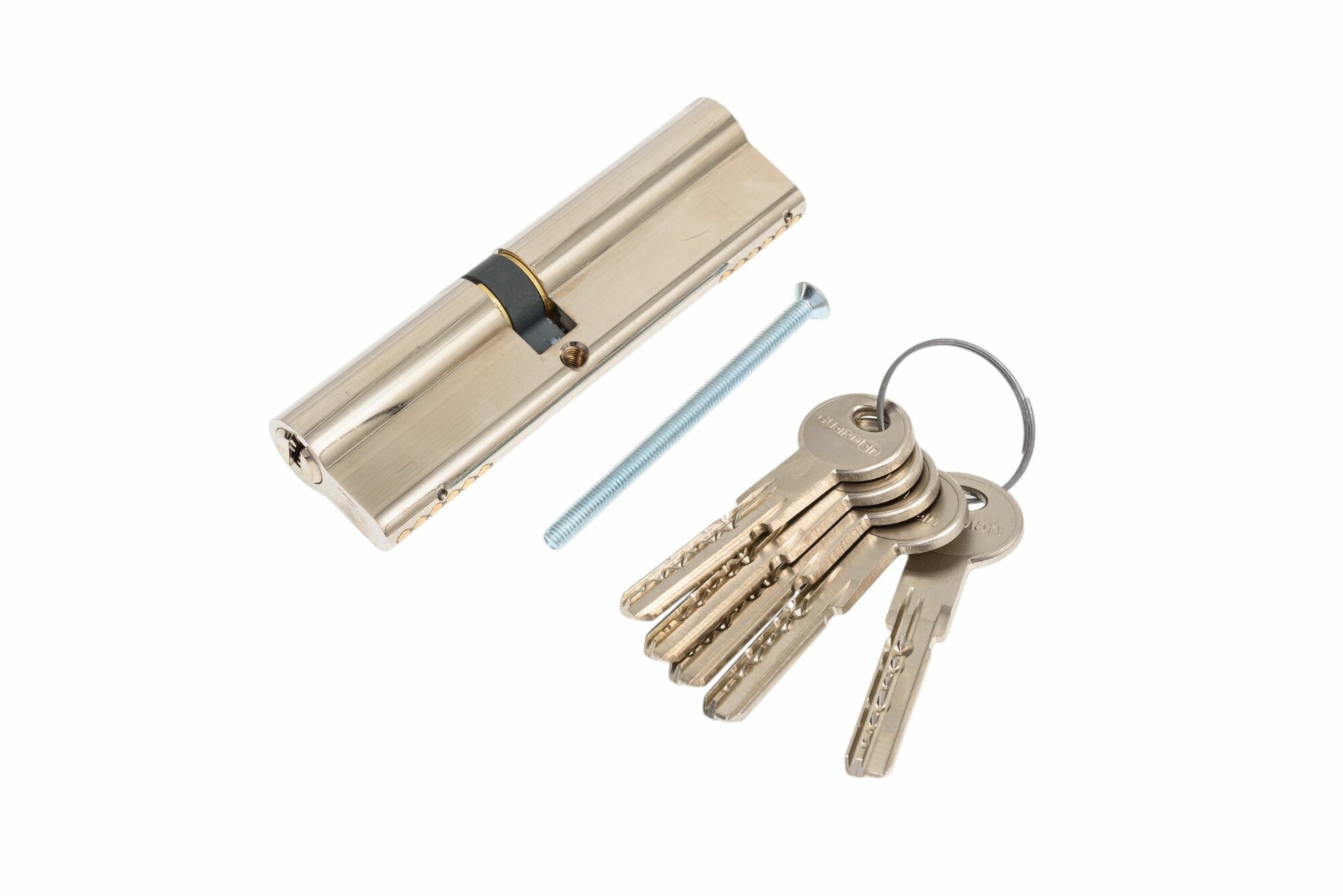 Цилиндровый механизм гардиан GB 112(51/61) Ni 5 ключей 128:4675