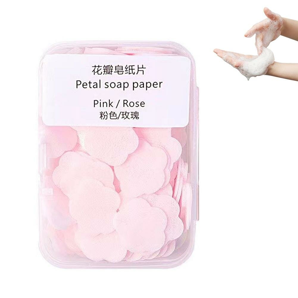 Листовое одноразовое бумажное мыло в коробочке /Дорожная мыльная бумага