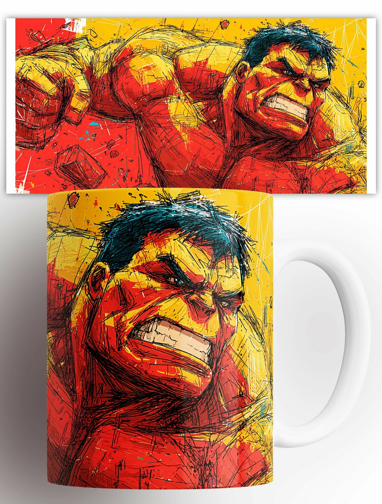 Кружка халк комикс 330 мл