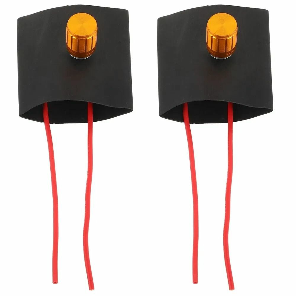 Поворотный диммер переключатель для светодиодных ламп с корпусом из пвх и металла, набор 2 шт