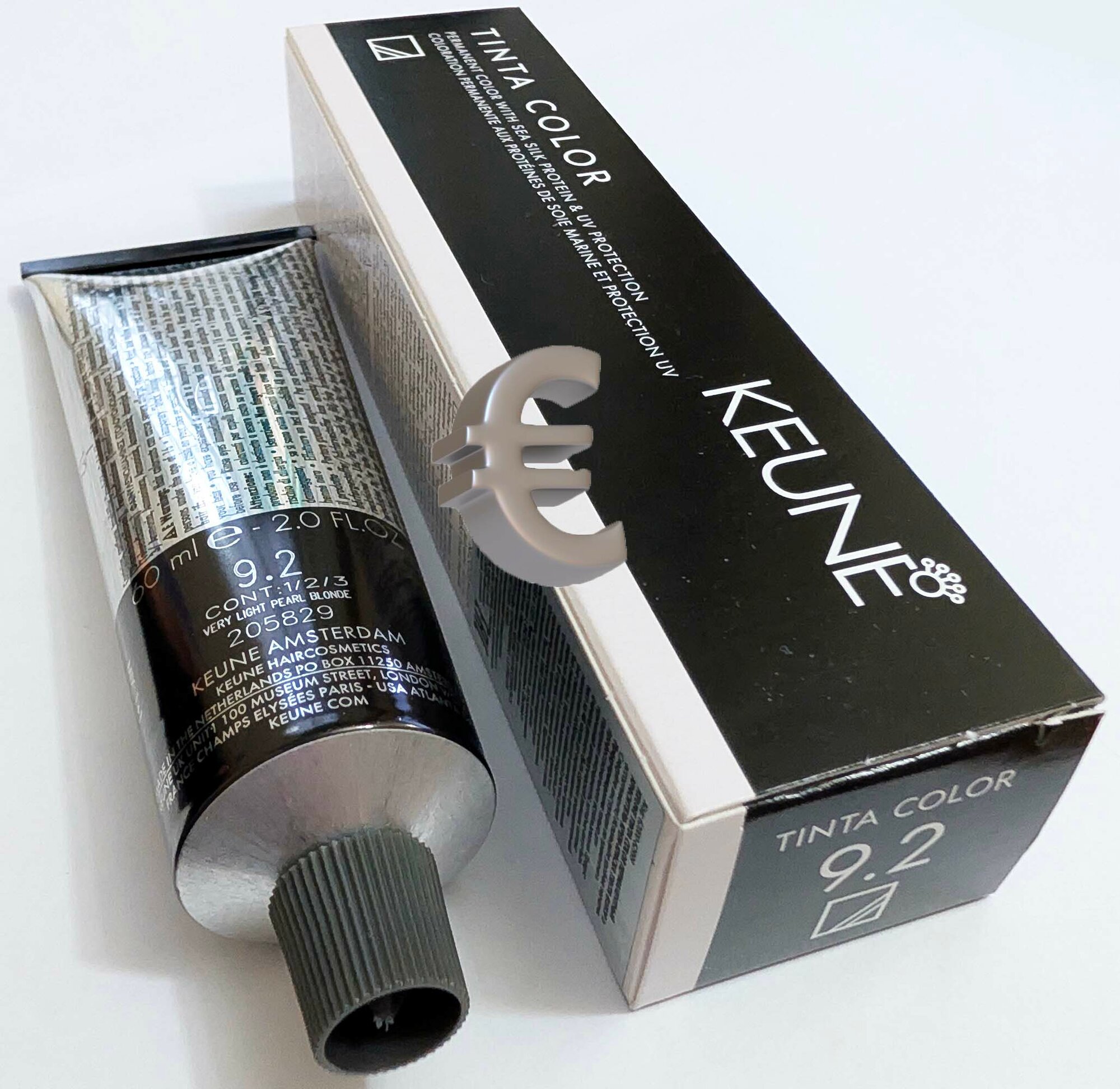 Keune Tinta Color 9.2 Очень Светлый Перламутровый Блонд Стойкая краска для волос 60 мл