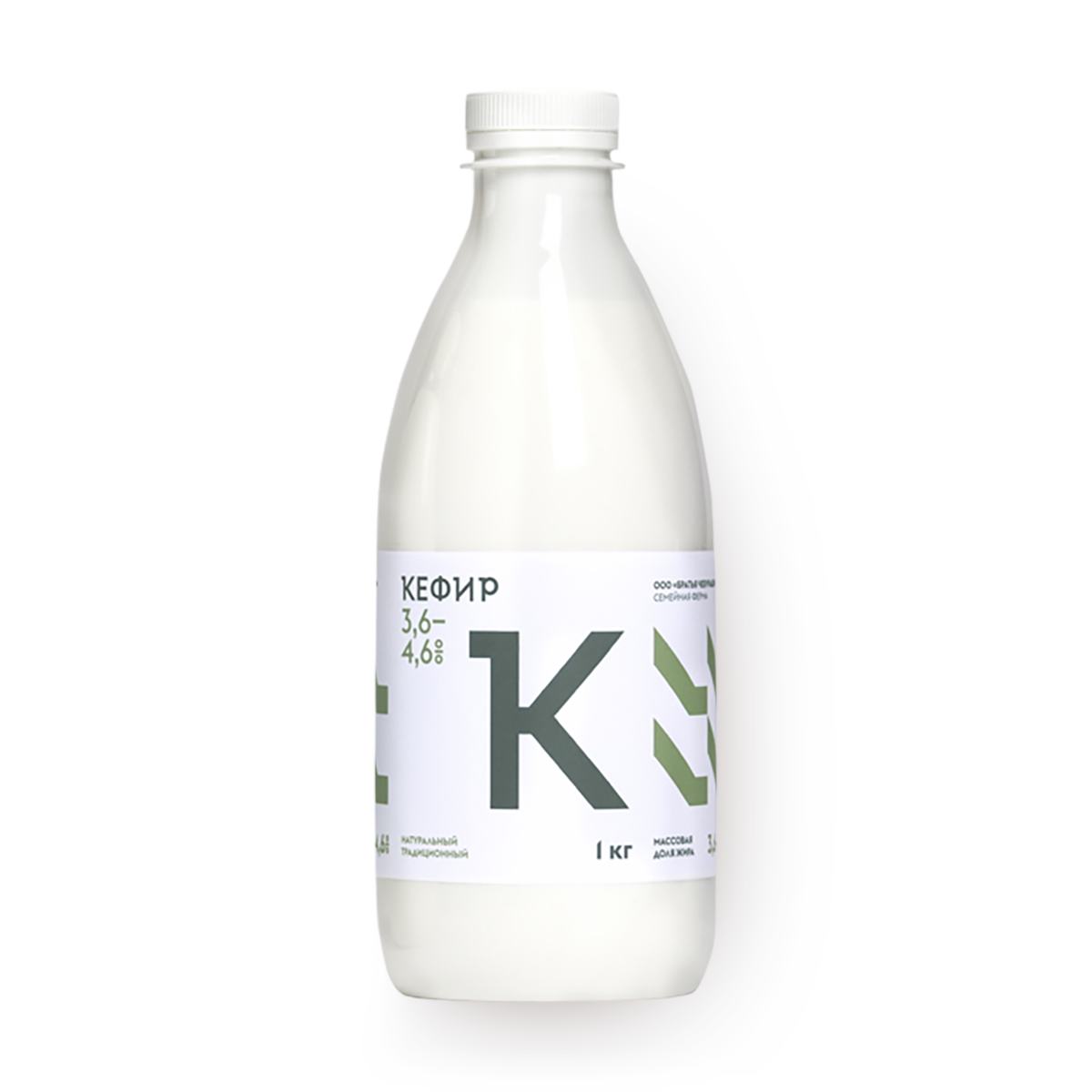 Кефир Братья Чебурашкины, из цельного коровьего молока, 4,6%, 1 литр