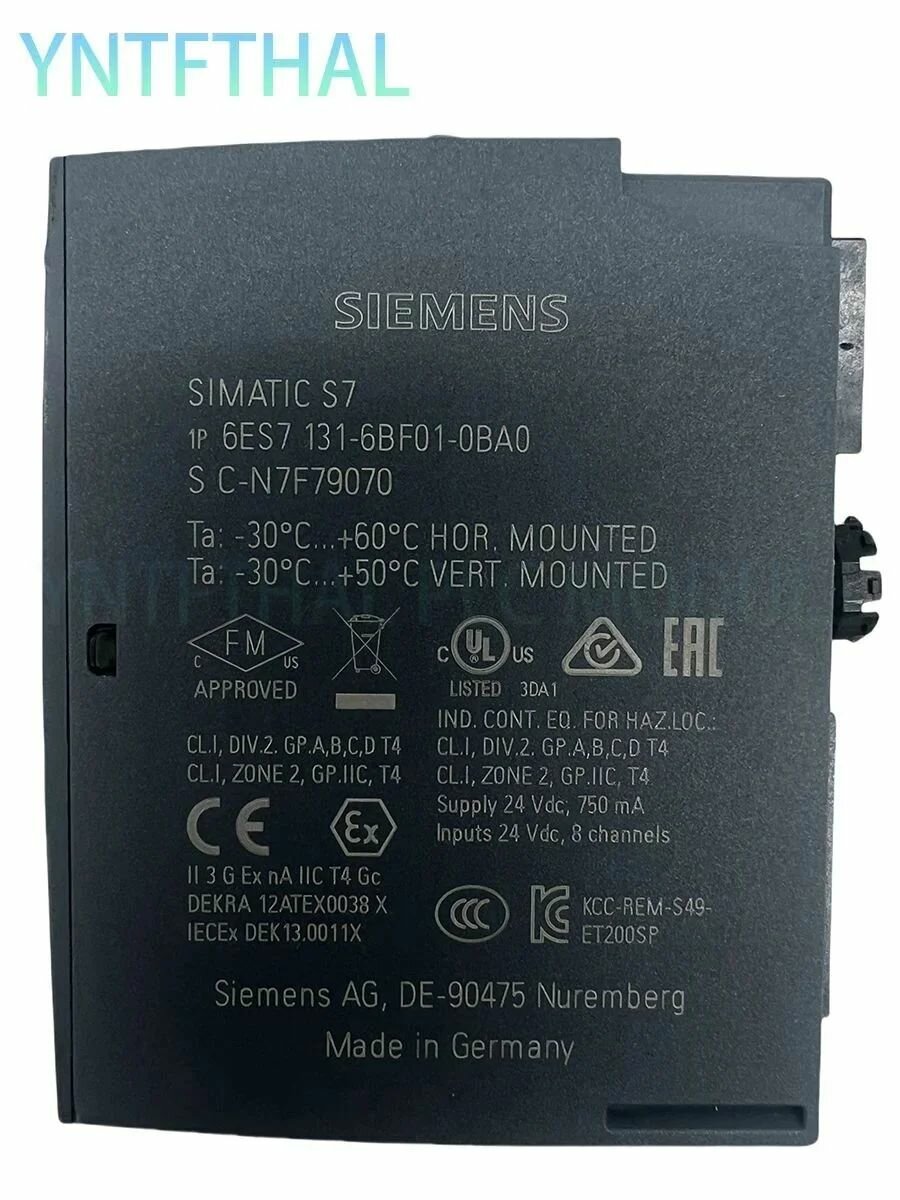 Новый оригинал Модуль ввода 6ES7131-6BF01-0BA0