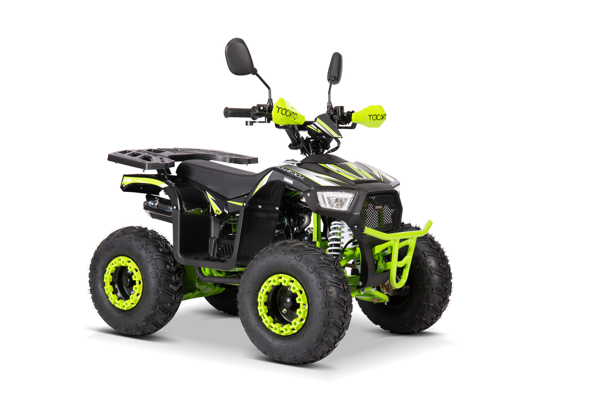 Квадроцикл детский YACOTA SIRIUS, 110 см³, ❗45 км/ч, ❗вариатор. черно-зеленый