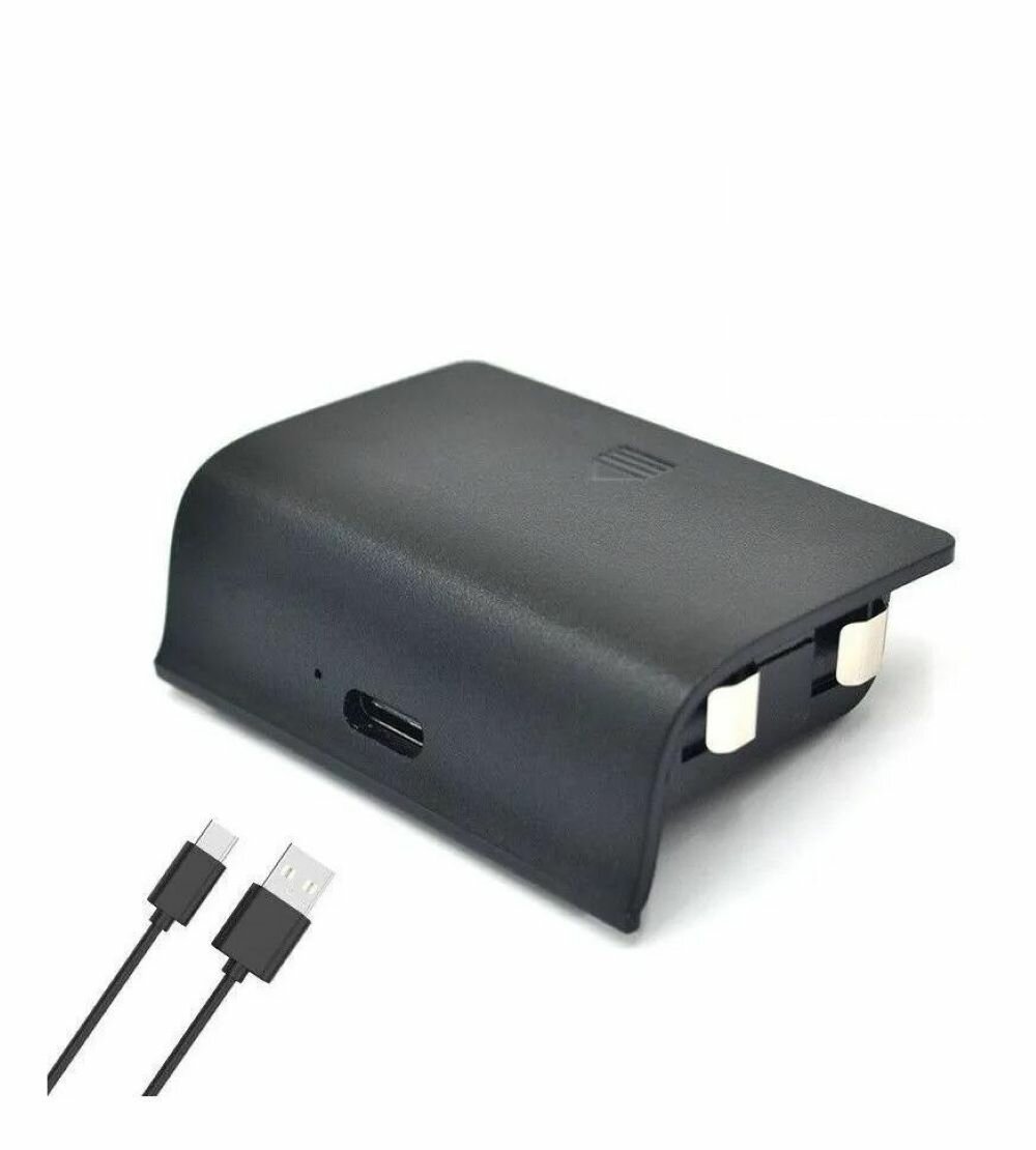 Мощный аккумулятор для геймпадов (джойстиков) от Xbox Series S X ( 1200mah - 30 часов игры ) + кабель 3 метра
