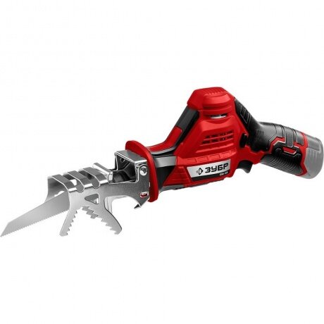Пила сабельная ЗУБР С1-12, 12 В, 80 мм, без АКБ, (СПЛ-125)