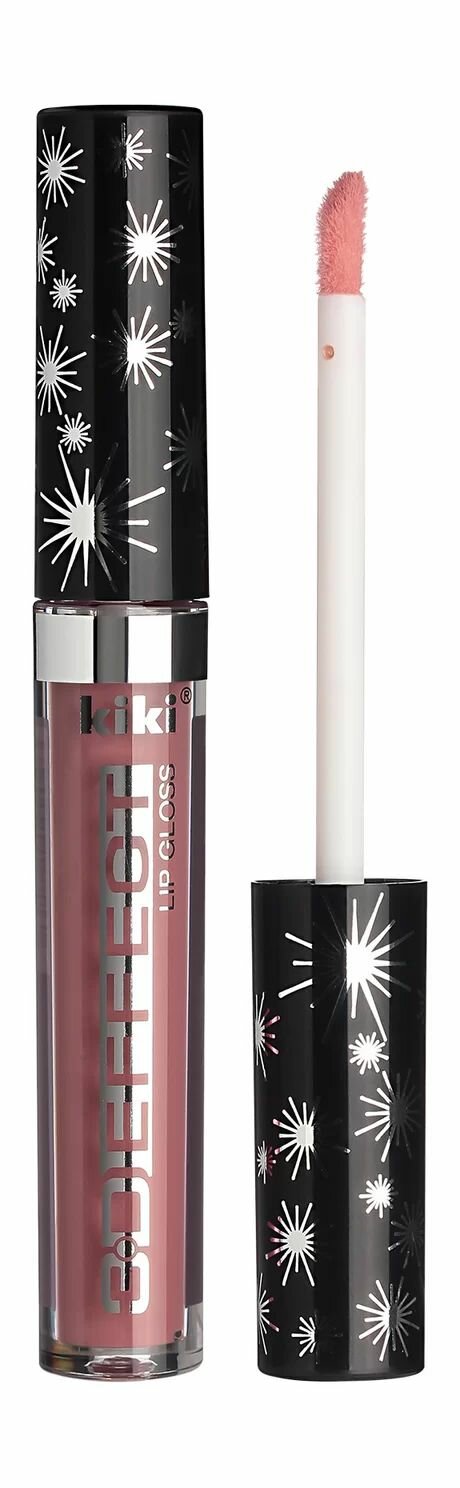 KIKI Блеск для губ 3d Effect, 2,4 мл, 904 Светлый мокко