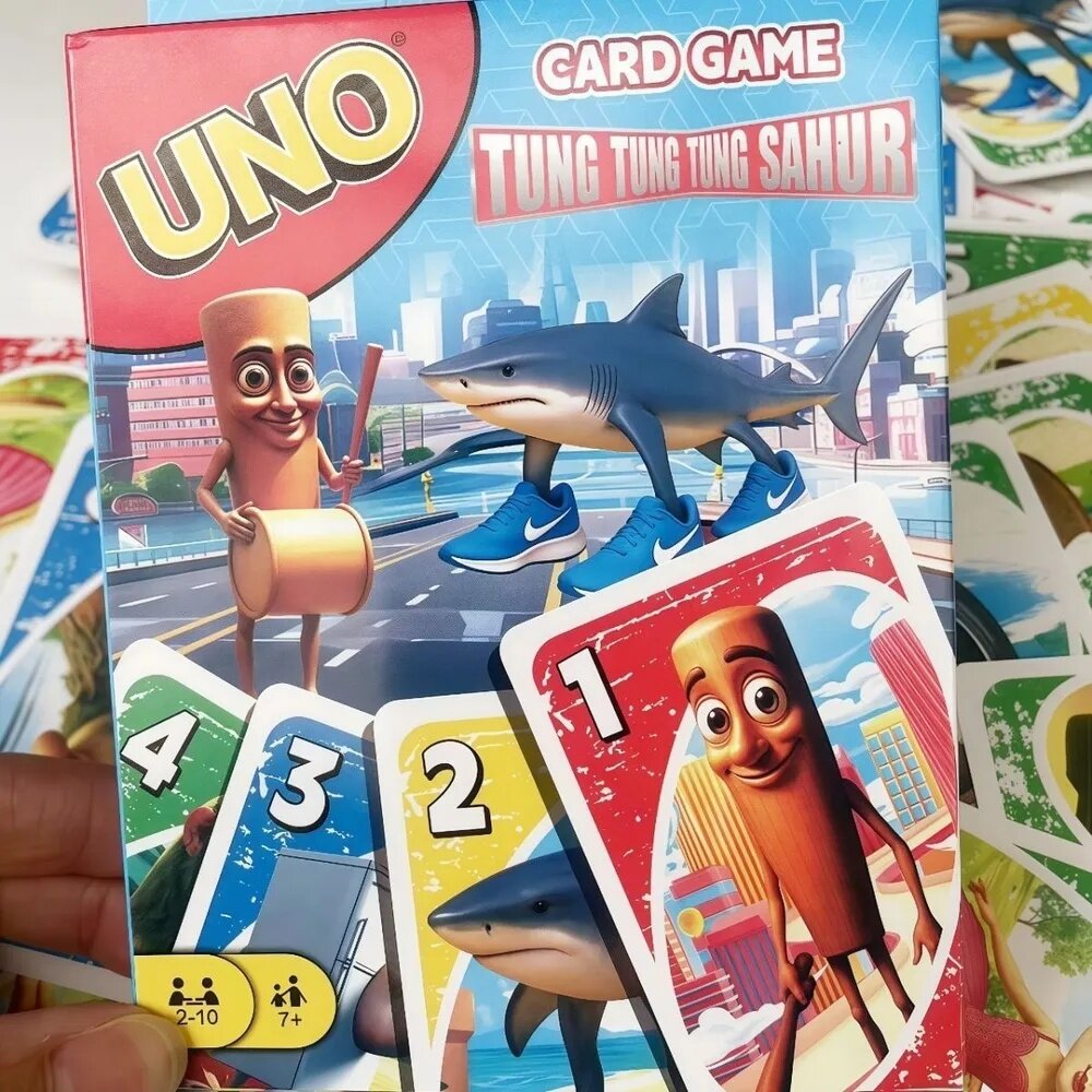 Настольная игра "Уно" TUNG, для вечеринки, от 7 лет, 112 карт