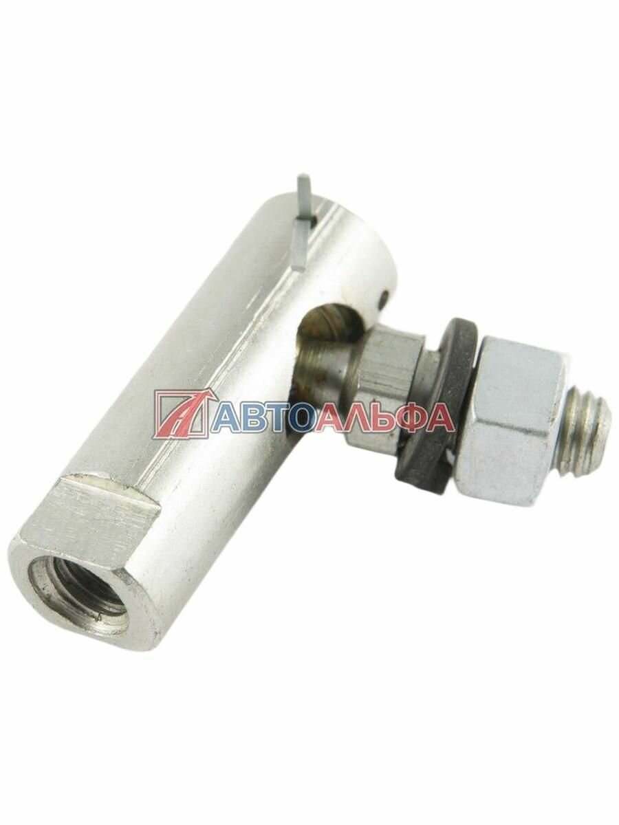 Наконечник тяги рычага управления регулятором КАМАЗ с пружиной и сухарем в сборе (ПАО КАМАЗ)