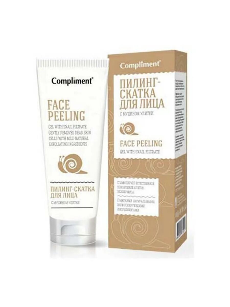 Пилинг-скатка для лица Compliment с муцином улитки 80 мл