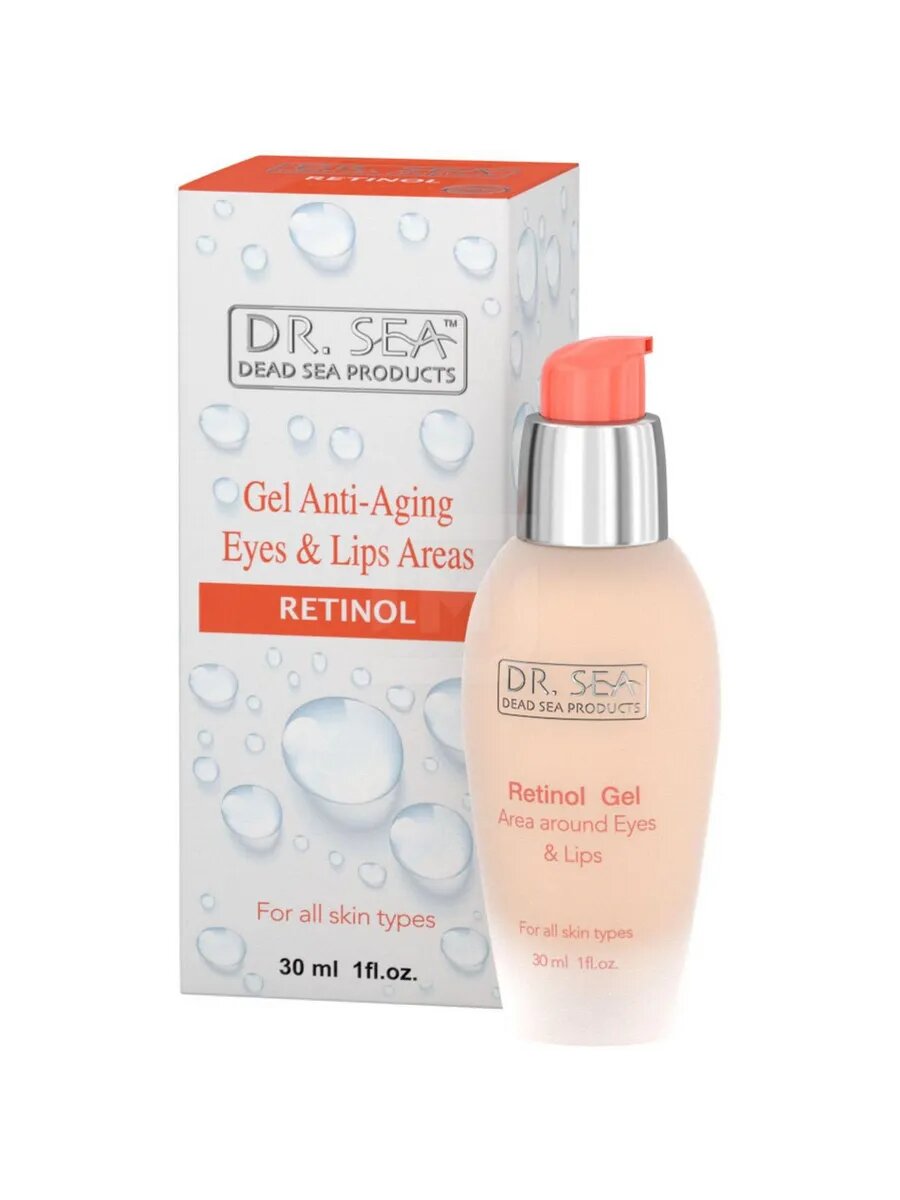 Гель для области вокруг глаз и губ Dr. Sea Защита от морщин