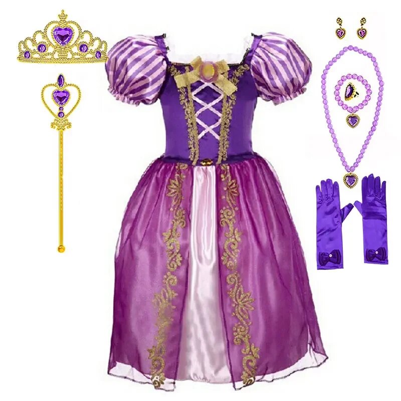 Платье Рапунцель Disney для девочек 4-5T(120), Rapunzel 03