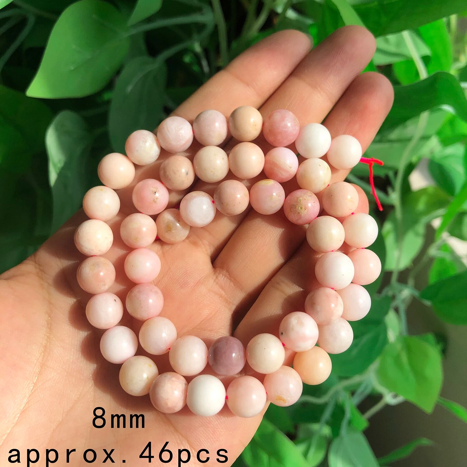 Бусины из розового опала NPCXSZ 6-12 мм Розовый, Style-5