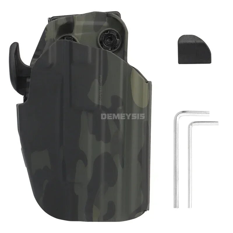 Тактическая кобура Demeysis для Glock 19 23 29 32 38 H&K P30 9 мм black camouflage