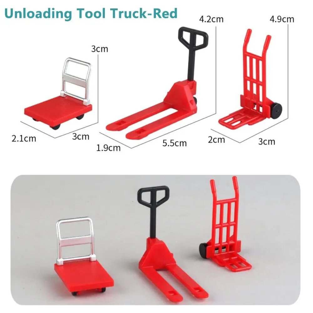 Набор мини-дорожных знаков MSFTOYS Красный, Truck-Red