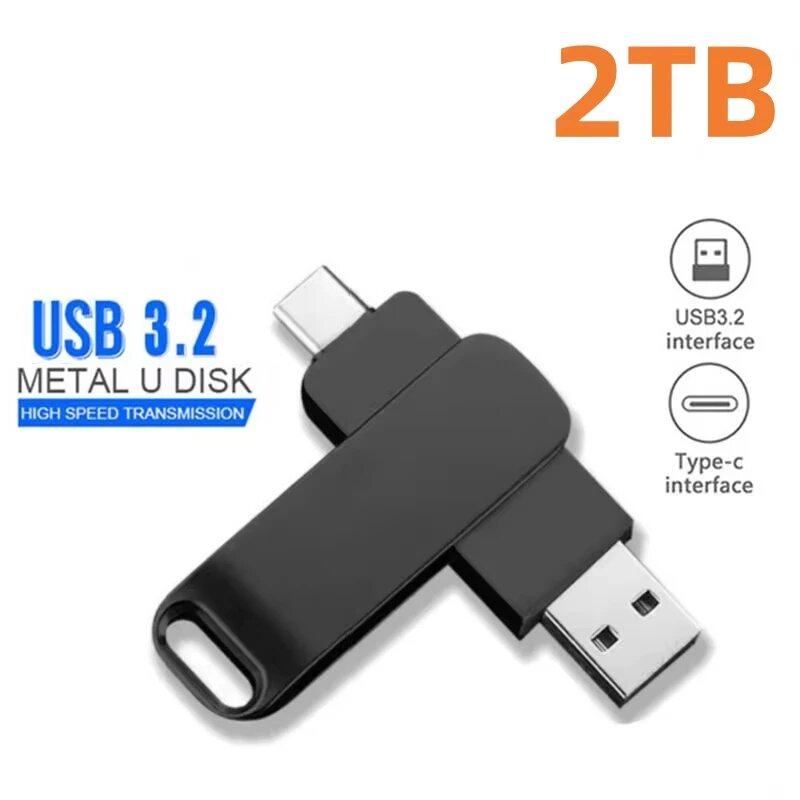 USB флэш-накопитель 16 ТБ Black 2TB