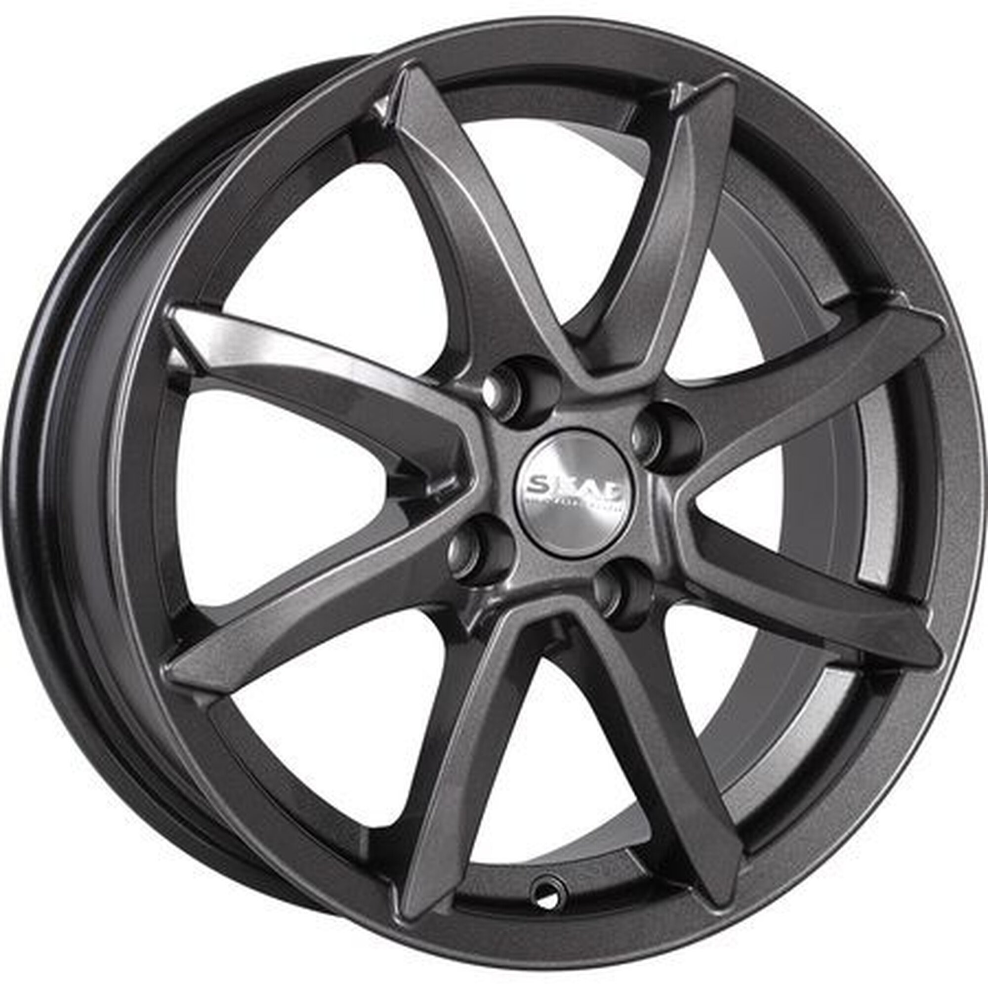 Колесный литой диск СКАД Осака R15x6 4x100 ET46 CB54.1 Graphite