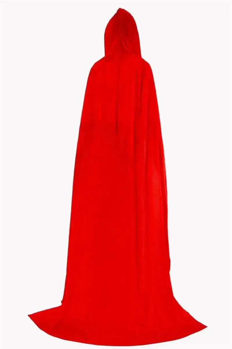 Мужская туника рыцаря тамплиеров черная Красный, М, Red Cloak